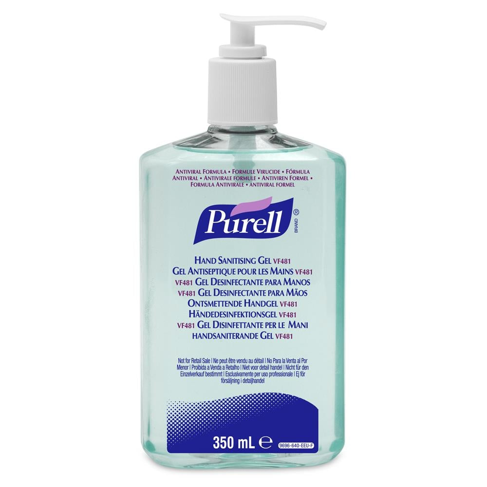 Purell Antibacterial Hand Cleaner Sanitising Gel 350ml Pump VF481 Sing