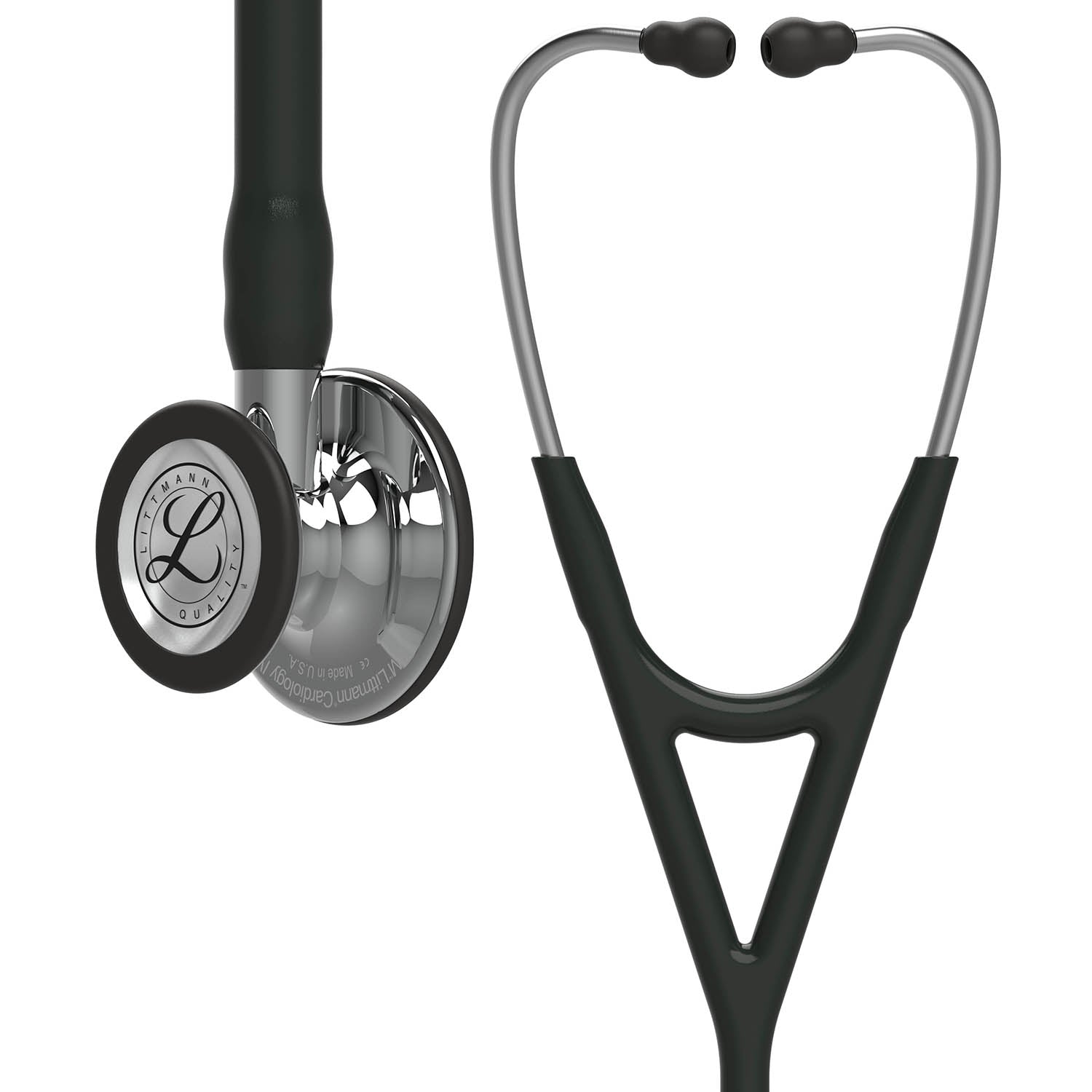 Littmann Cardiology IV Stethoscope Black - Mirror-Finish Chestpiece ...