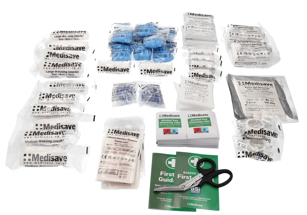 BS8599-1:2019 Workplace First Aid Kit - Medium Kit Refill