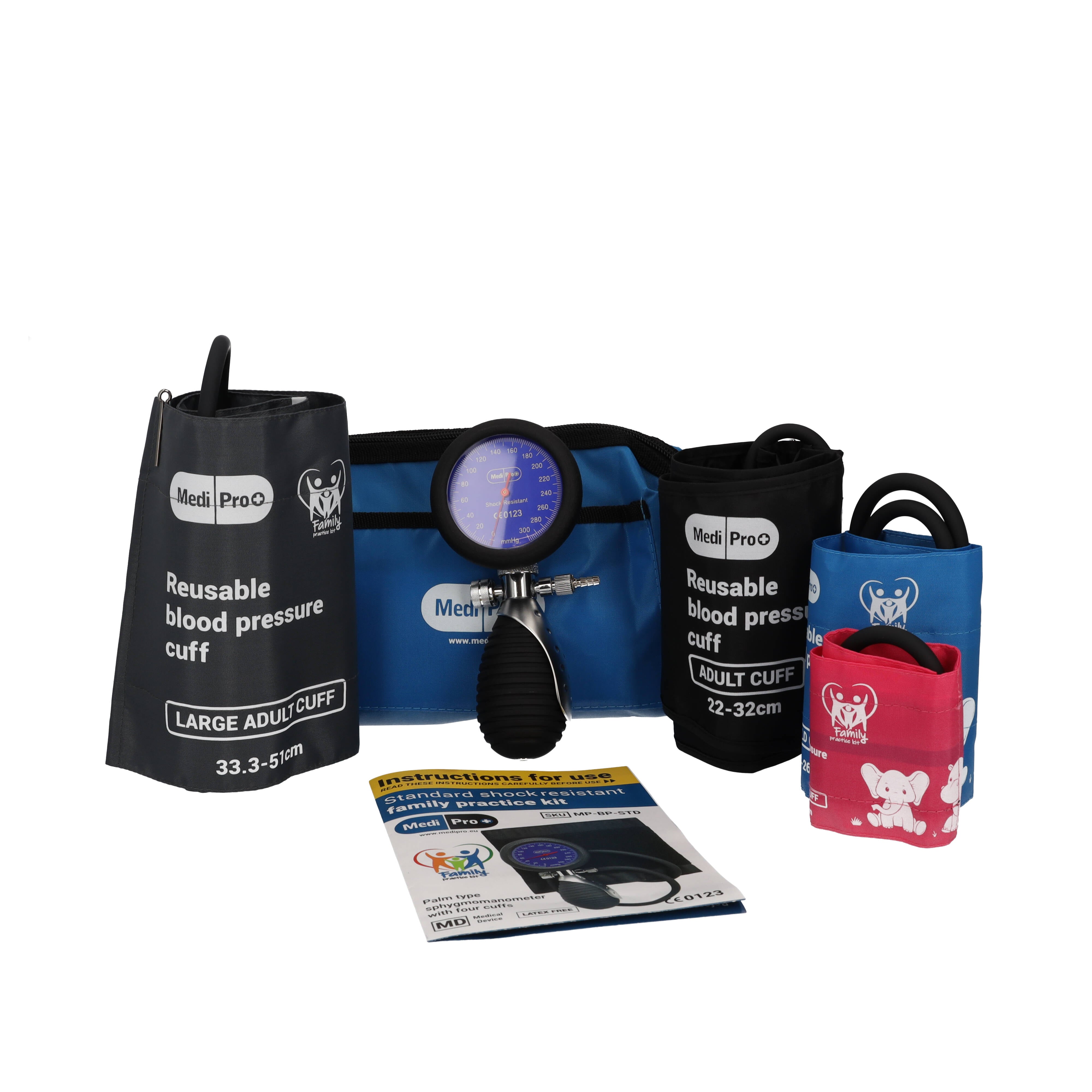 Standard Family Practice Sphygmomanometer With Adult & Child Cuffs ...