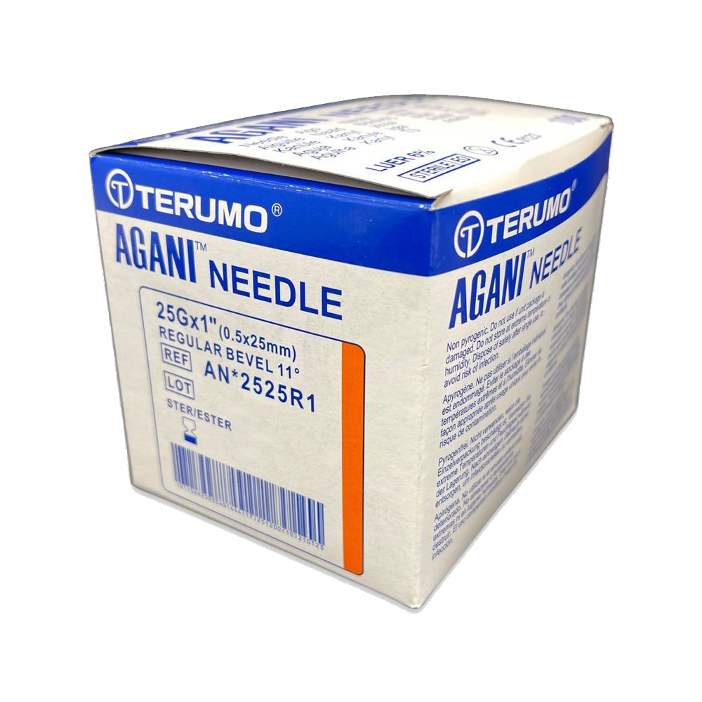 Terumo AGANI Needle 25G X 1 X 100 ORANGE terumo-agani-needle-25g-x-1-x-100-orange