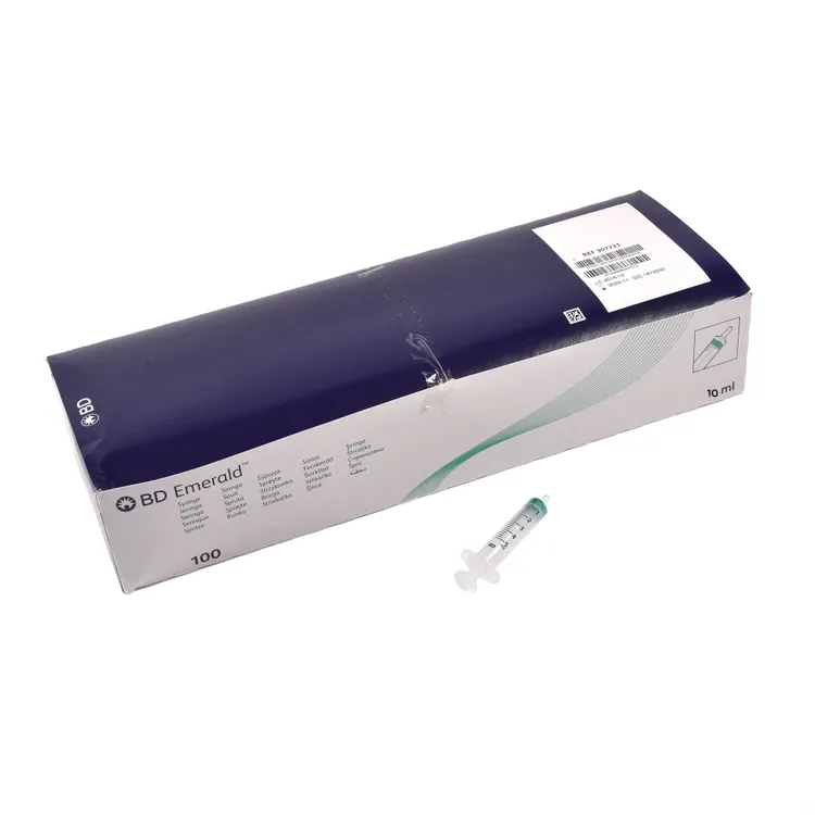 BD Emerald Hypodermic Syringe - Luer Slip Concentric - 10ml x 100 ...