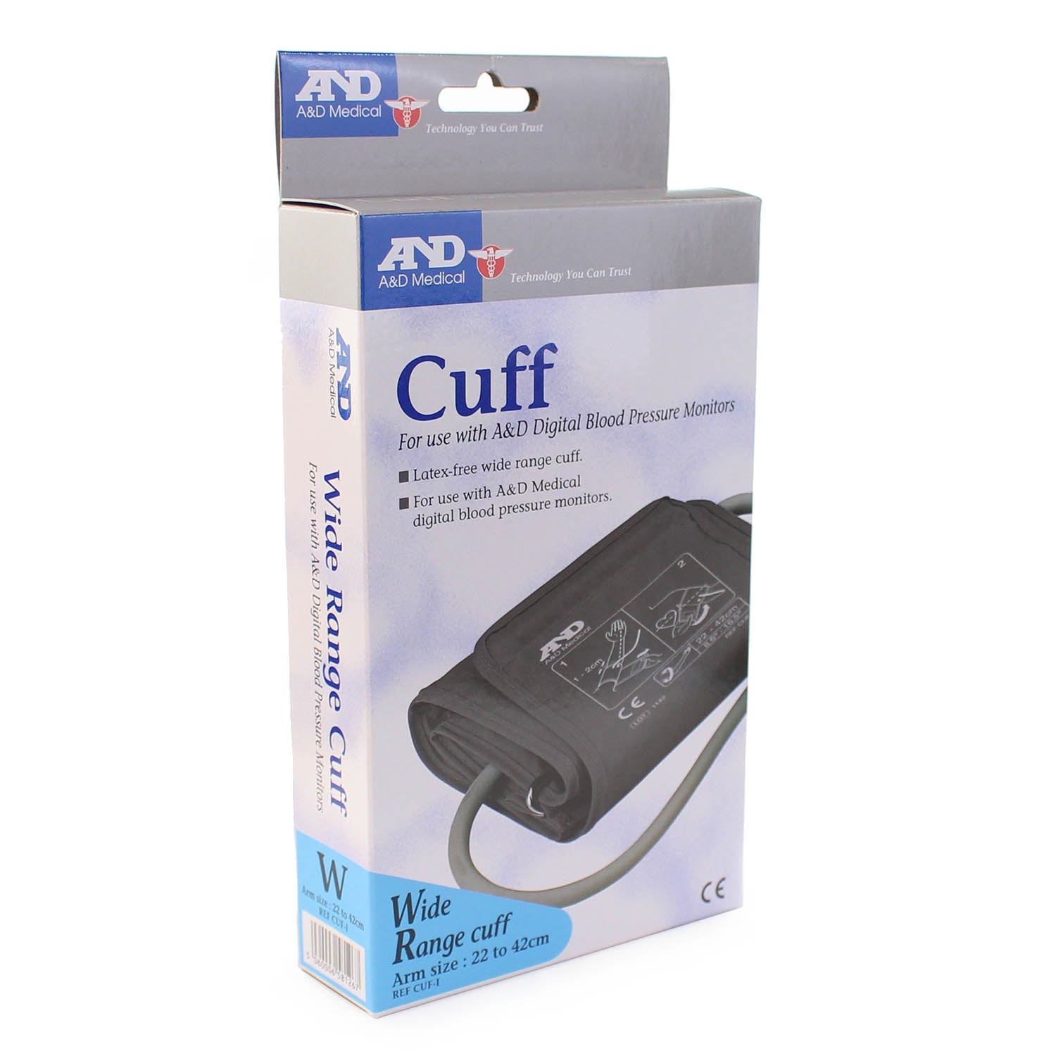 A&D Medical Large UA-series cuff: Wide Range 22-42cm Arm Circumference ...