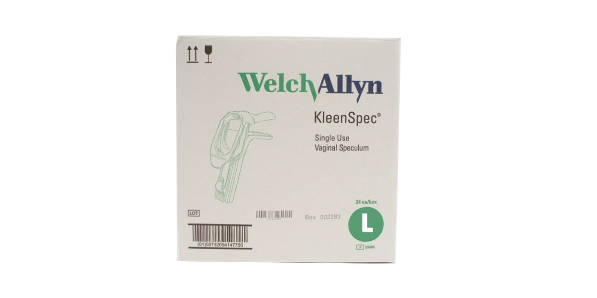 KleenSpec Vaginal Specula - Premium 590 Series, Large - Box of 18