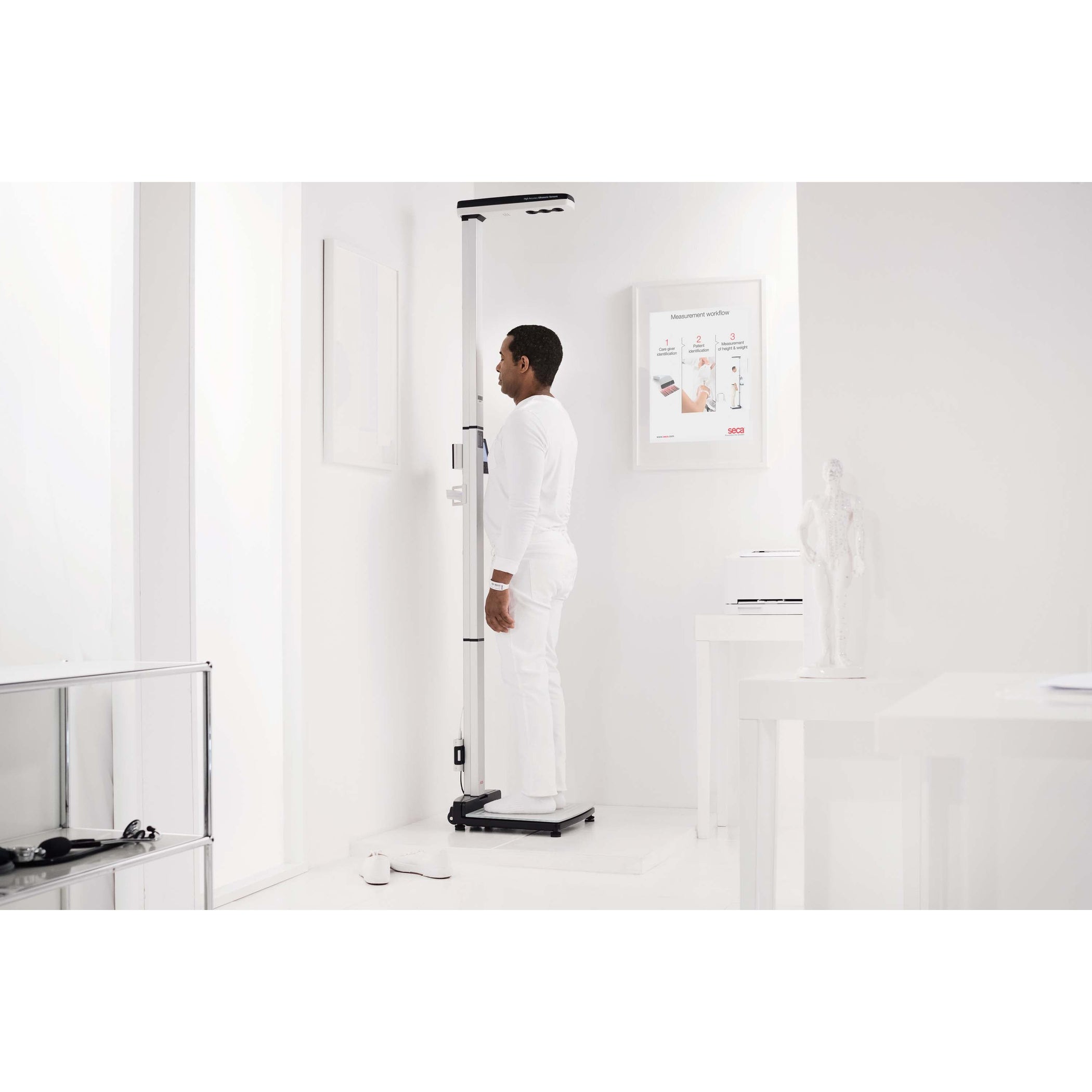 seca 287 - EMR-Validated Ultrasonic Measuring Station With Voice Guida