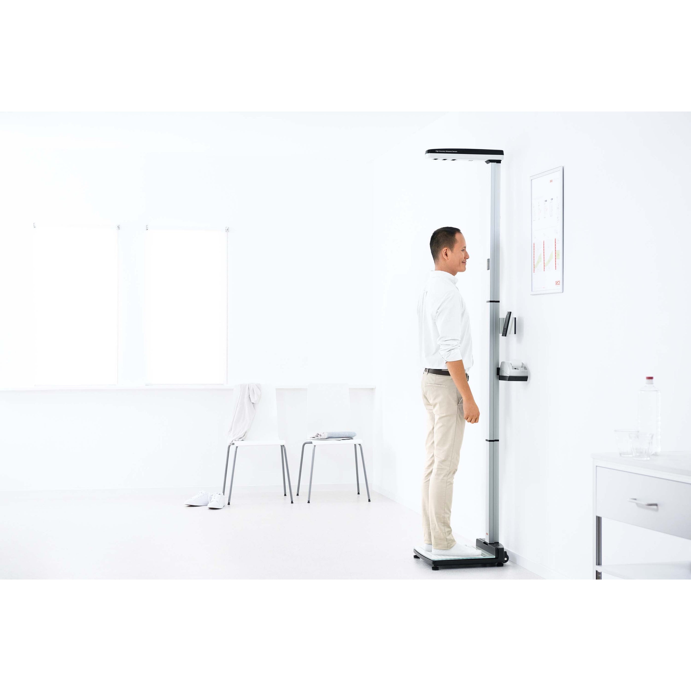 seca 287 - EMR-Validated Ultrasonic Measuring Station With Voice Guida