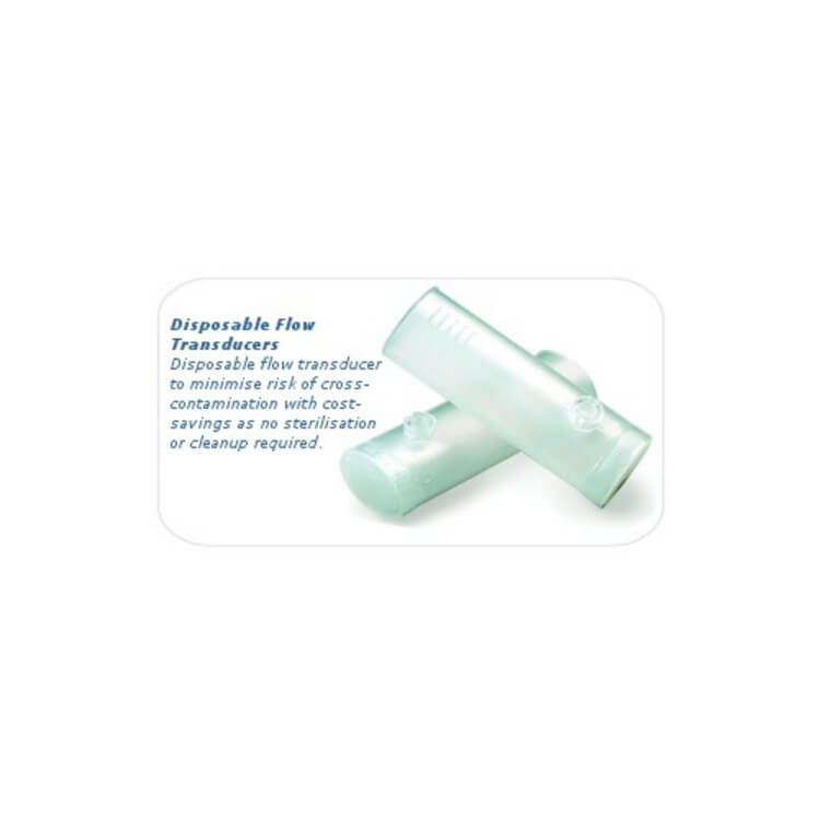 DISPOSABLE SPIROMETRY FLOW TRANSDUCERS FOR CARDIOPE – Medscope